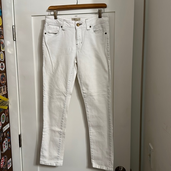 CAbi | Jeans | Cabi White Jeans With Details On Pockets | Poshmark